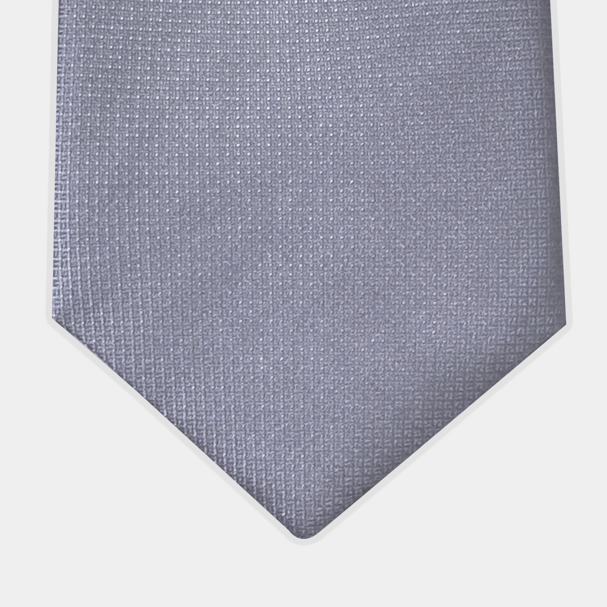 Corbata | Gris claro con microdiseño de punto a tono – Morera Grosso